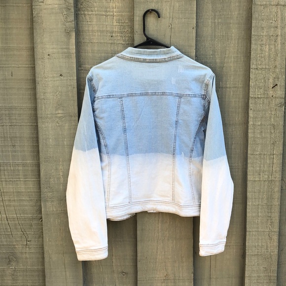 Cato | Jackets & Coats | Cato Dip Dyed Denim Jacket | Poshmark